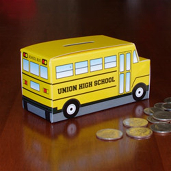 School Bus Paper Bank | EverythingBranded USA