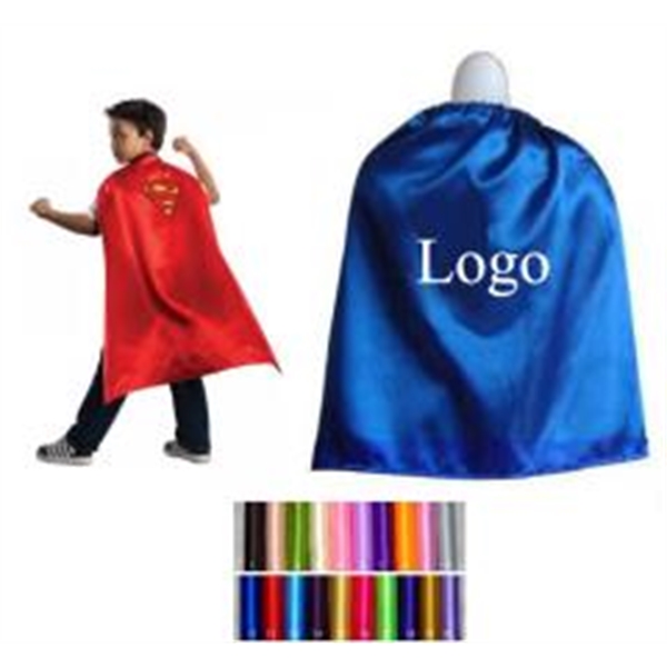 Colorful Child Satin Cape | EverythingBranded USA