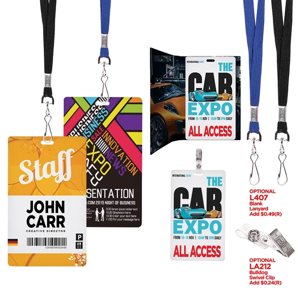 Digital Event / ID Badge 5" x 3" | EverythingBranded USA