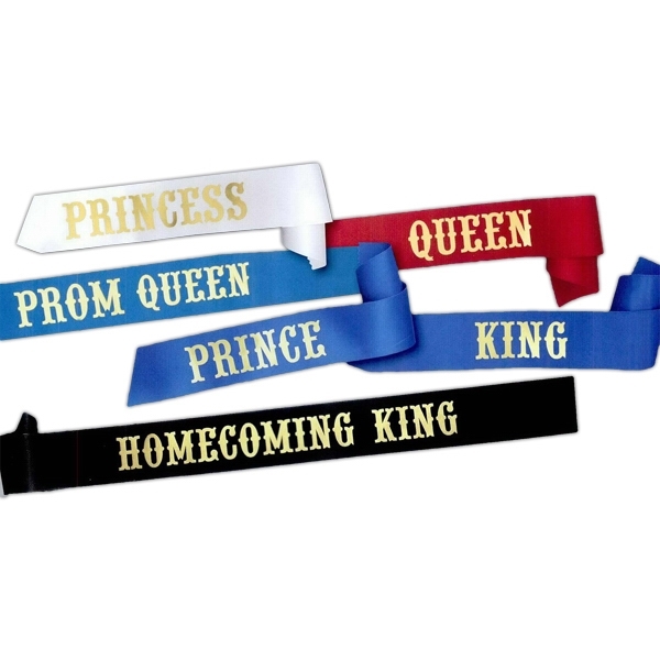 Prom Queen Sash