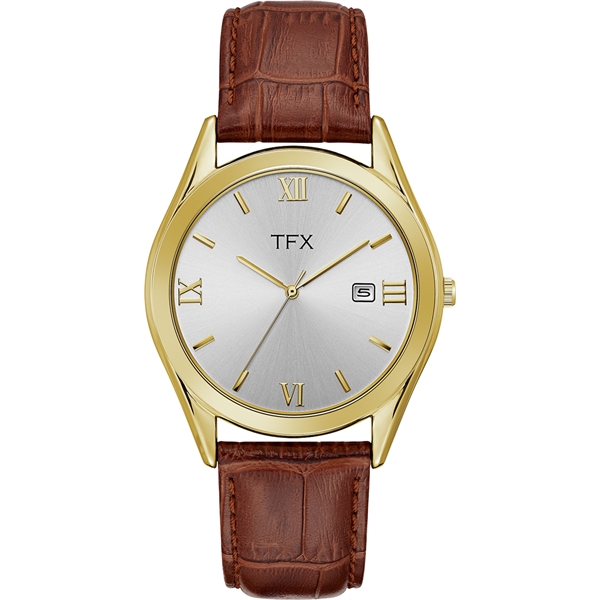 TFX Men's Brown Strap Watch | EverythingBranded USA