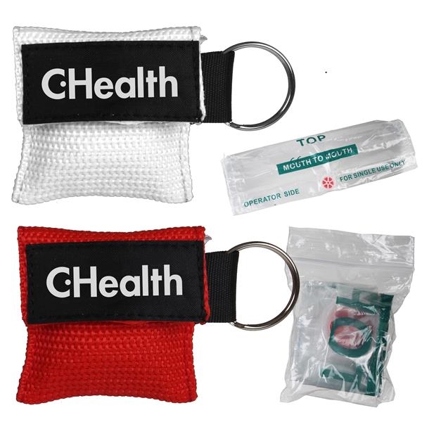Disposable CPR Face Mask Keychain | EverythingBranded USA