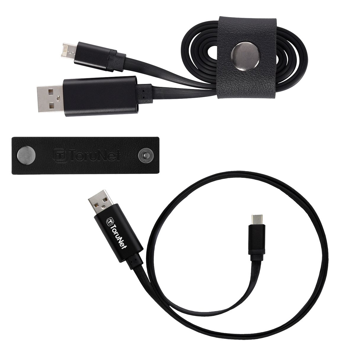 2-In-1 Charging Cable & Snap Wrap Kit | EverythingBranded USA