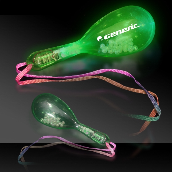 6" Mini Glow Light-Up Maraca | EverythingBranded USA