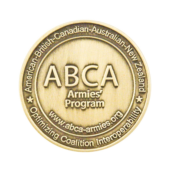 Zinc 1.5" Challenge Coin Antique Gold Plating | EverythingBranded USA