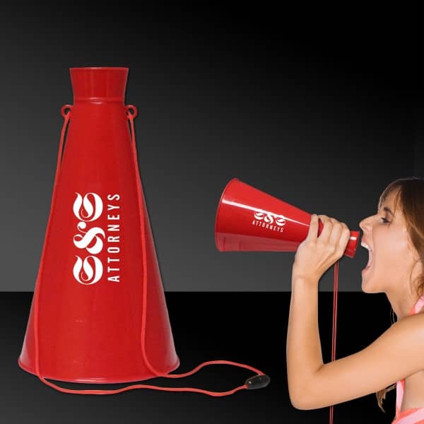 9" Plastic Megaphones | EverythingBranded USA