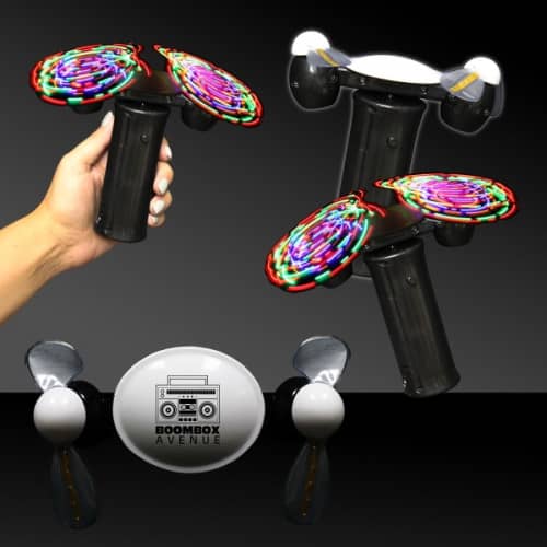 LED Dual Fan Spinner Wand | EverythingBranded USA