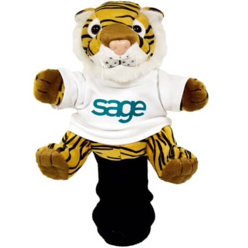 14" Tiger Golf Club Cover | EverythingBranded USA