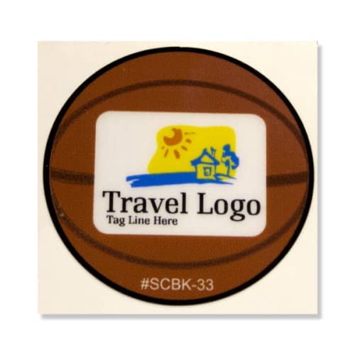 Round 3x3" Static Cling Vinyl Decal | EverythingBranded USA