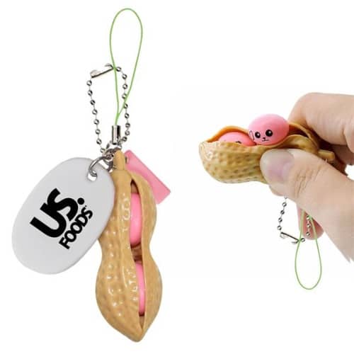 Peanut Fidget Keychain | EverythingBranded USA