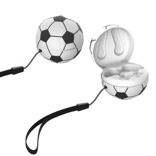 Soccer Style Wireless Earbuds & Charging Case Earphones ...