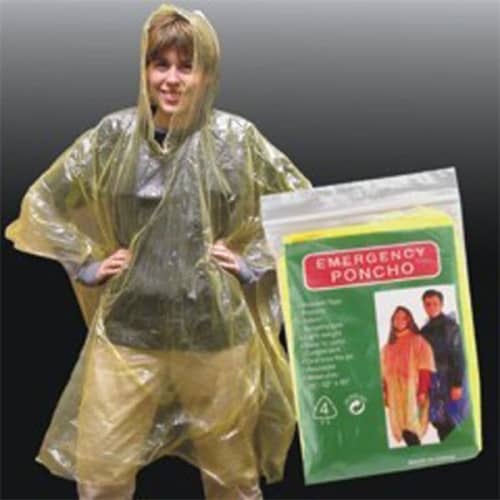 Plastic Rain Poncho | EverythingBranded USA