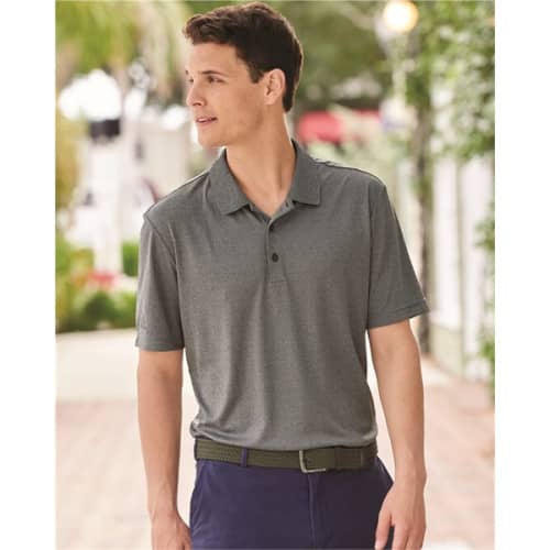 Adidas Heathered Polo | EverythingBranded USA