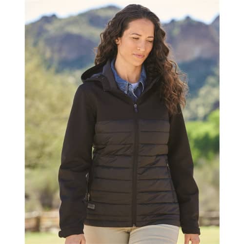 DRI DUCK Women's Vista Soft Shell Puffer Jacket | EverythingBranded USA