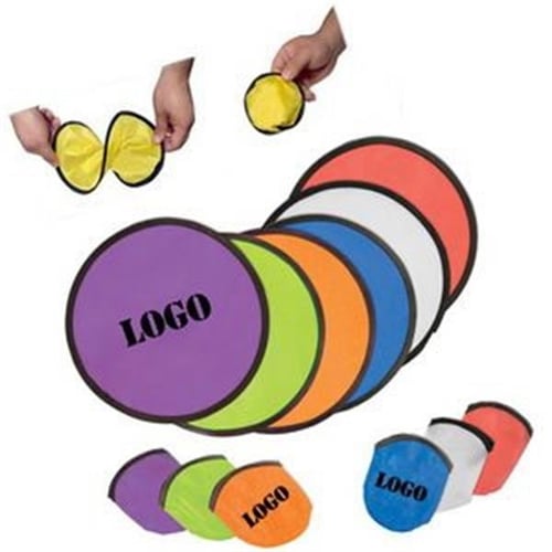 Custom Foldable Flying Disc Folding Flyer Disc with Pouch ...