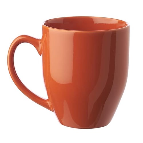 16 oz. Bistro Glossy Coffee Mugs with Ceramic Coaster ...