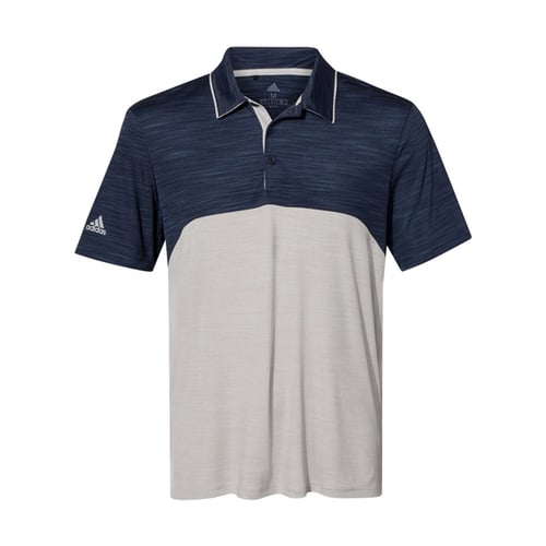 Adidas Colorblocked Melange Polo | EverythingBranded USA