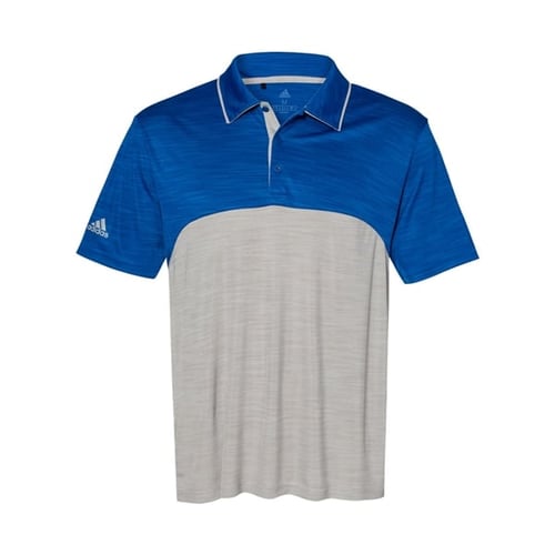 Adidas Colorblocked Melange Polo | EverythingBranded USA