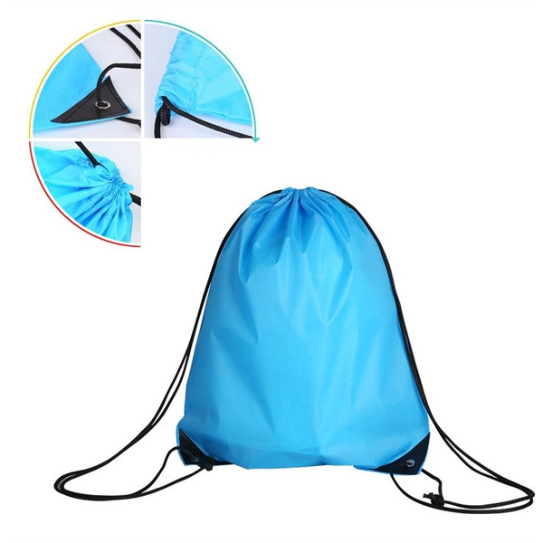 210D Polyester Drawstring Backpack MOQ 50PCS | EverythingBranded USA