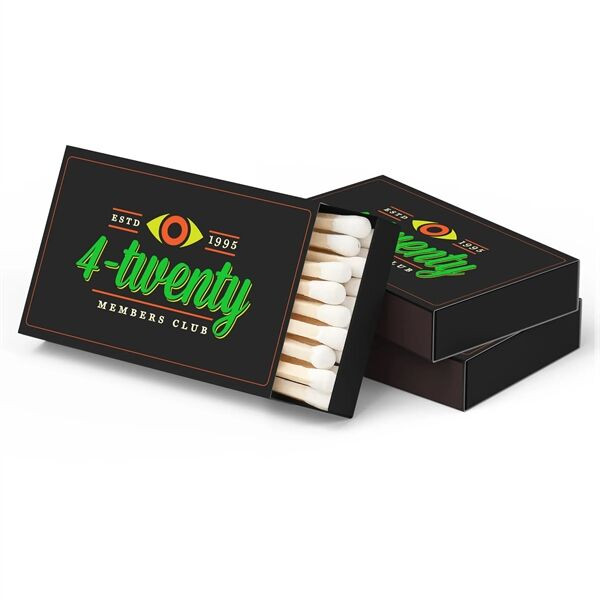 Custom Match Boxes Full Color | EverythingBranded USA