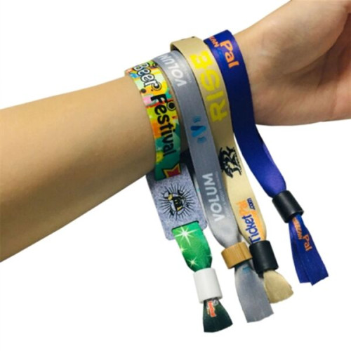 1/2" Sublimated Event Wristbands w/ Locking Bead | EverythingBranded USA