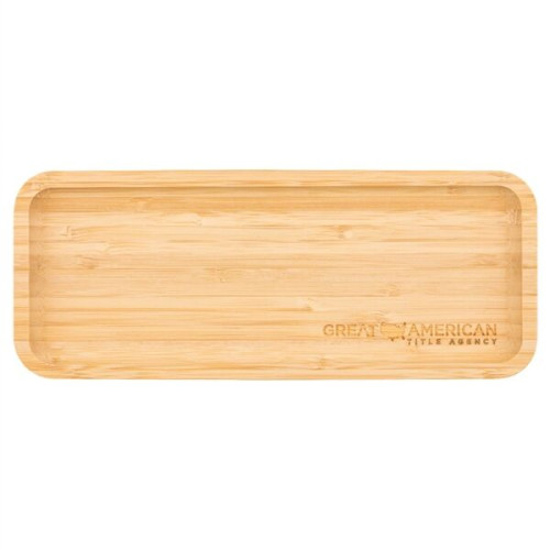 Rectangular Bamboo Serving Tray | EverythingBranded USA