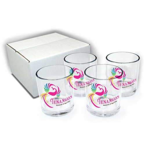 10 oz. Rocks Glass - Gift Set of 4 | EverythingBranded USA