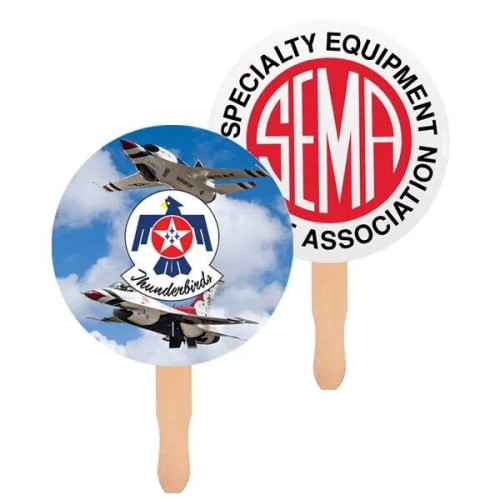 Circle Shape Hand Fan | EverythingBranded USA