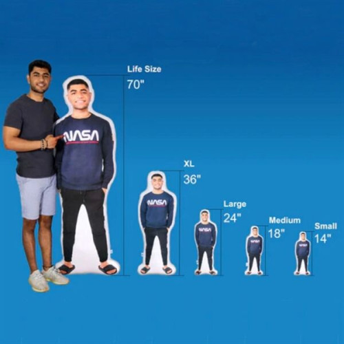 Full Color 50"USA Made Human Size & Shape Sublimation Pillow ...