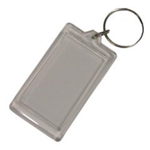 Clear Plastic Keychain | EverythingBranded USA