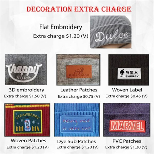 Knitted Cuff Sublimation Beanie | EverythingBranded USA