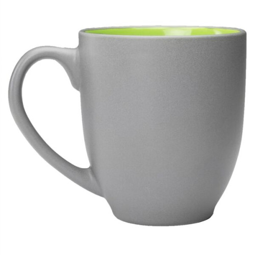 16 oz. Bistro Two Tone ceramic Coffee Mugs | EverythingBranded USA