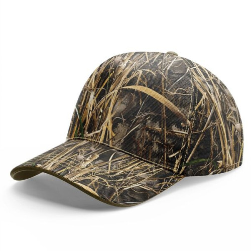 120 GSM baseball camo hat plastic snapback 5 panel caps ...