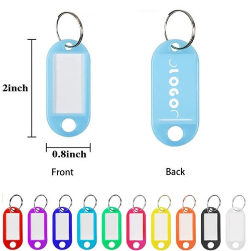 Key Tags with Split Ring Label | EverythingBranded USA