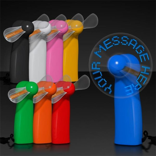 Pre-Programmed Mini Fans with LEDs | EverythingBranded USA