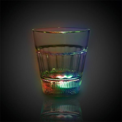 2 oz. Rainbow Light-Up LED Glow Shot Glass | EverythingBranded USA