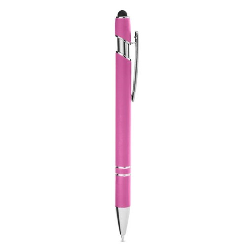 Rubberized Aluminum Click Stylus Pen | EverythingBranded USA