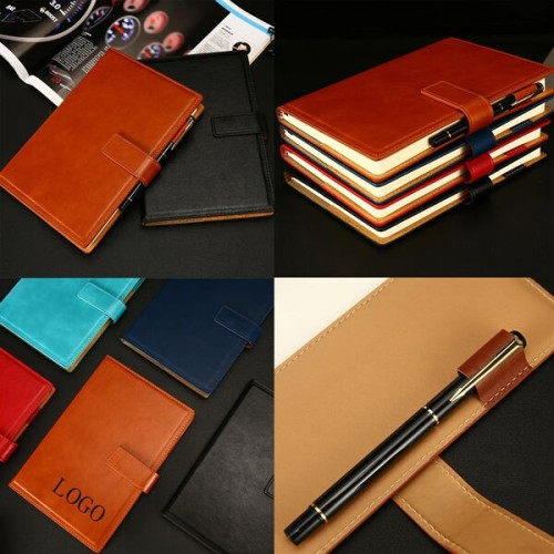 A5 Business High Quality PU Leather Office Notebook | EverythingBranded USA