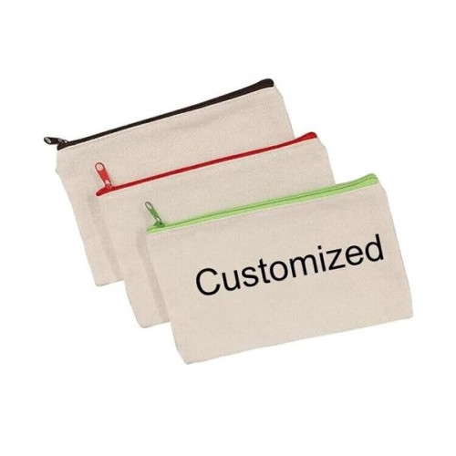 Canvas Zipper Bag | EverythingBranded USA