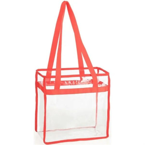 Clear Transparent Tote Bag (12" X 12" X 6") | EverythingBranded USA