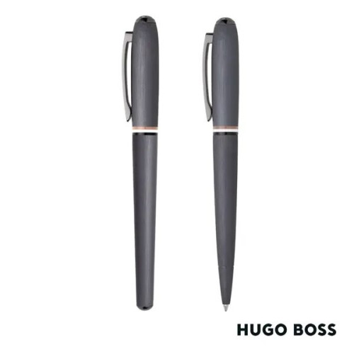 Hugo Boss® Iconic Contour Ballpoint & Fountain Pen Set ...