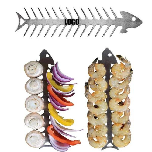 Stainless Steel Fish Bone Shape Barbecue Food Forks | EverythingBranded USA