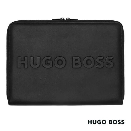 Hugo Boss® Label A4 Conference Zip Folder | EverythingBranded USA