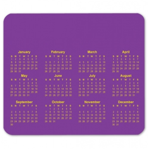 Customized Horizontal Calendar Mouse Pad | EverythingBranded USA