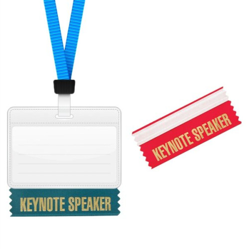 Keynote Speaker Ribbons | EverythingBranded USA