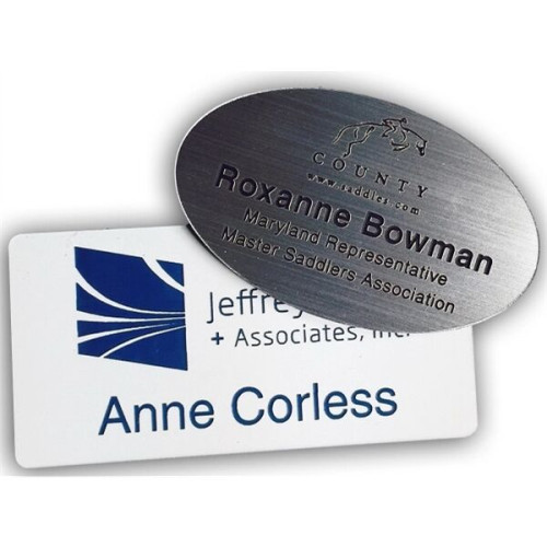 Engraved Plastic Name Badge | EverythingBranded USA